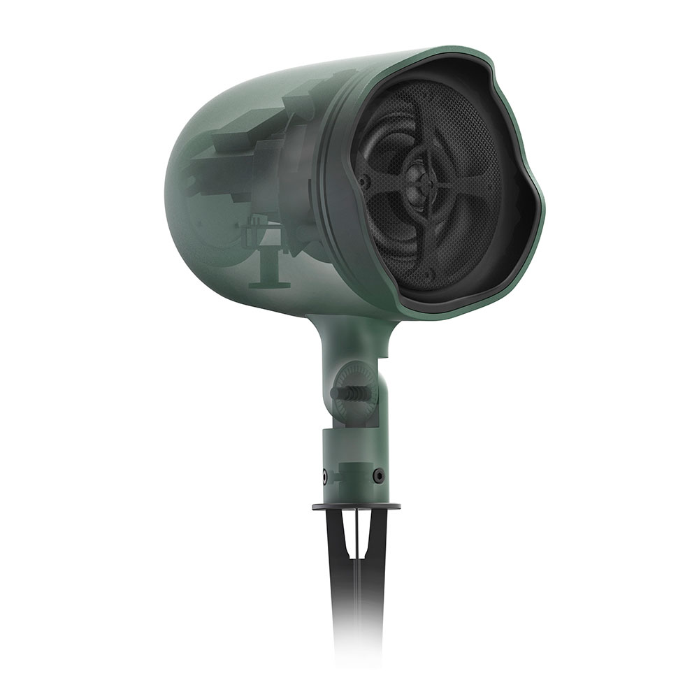 6IN GROUND-STAKE LANDSCAPE SPEAKER GREEN - JPRO