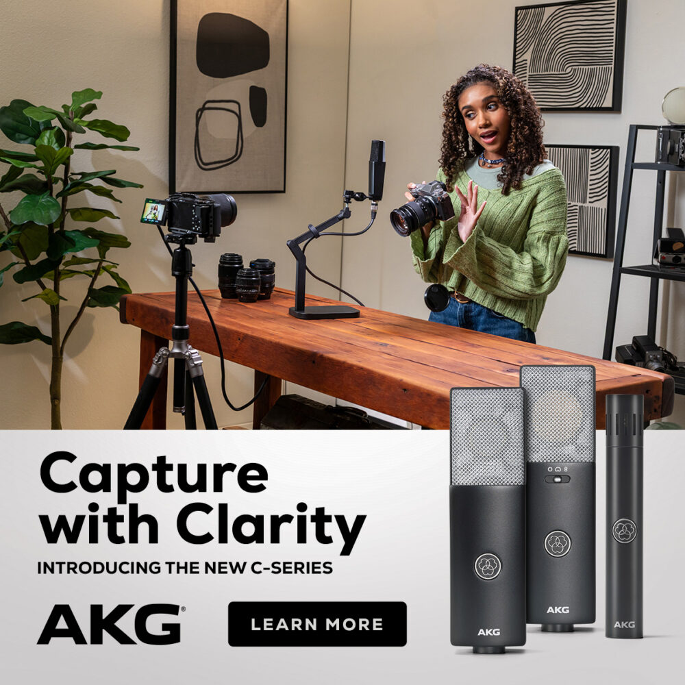 AKG New C-Series Professional Condenser Microphones | NZ