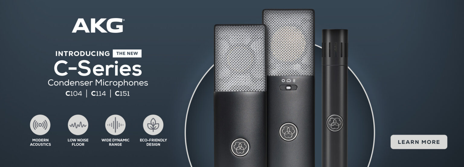 AKG New C-Series Professional Condenser Microphones | NZ